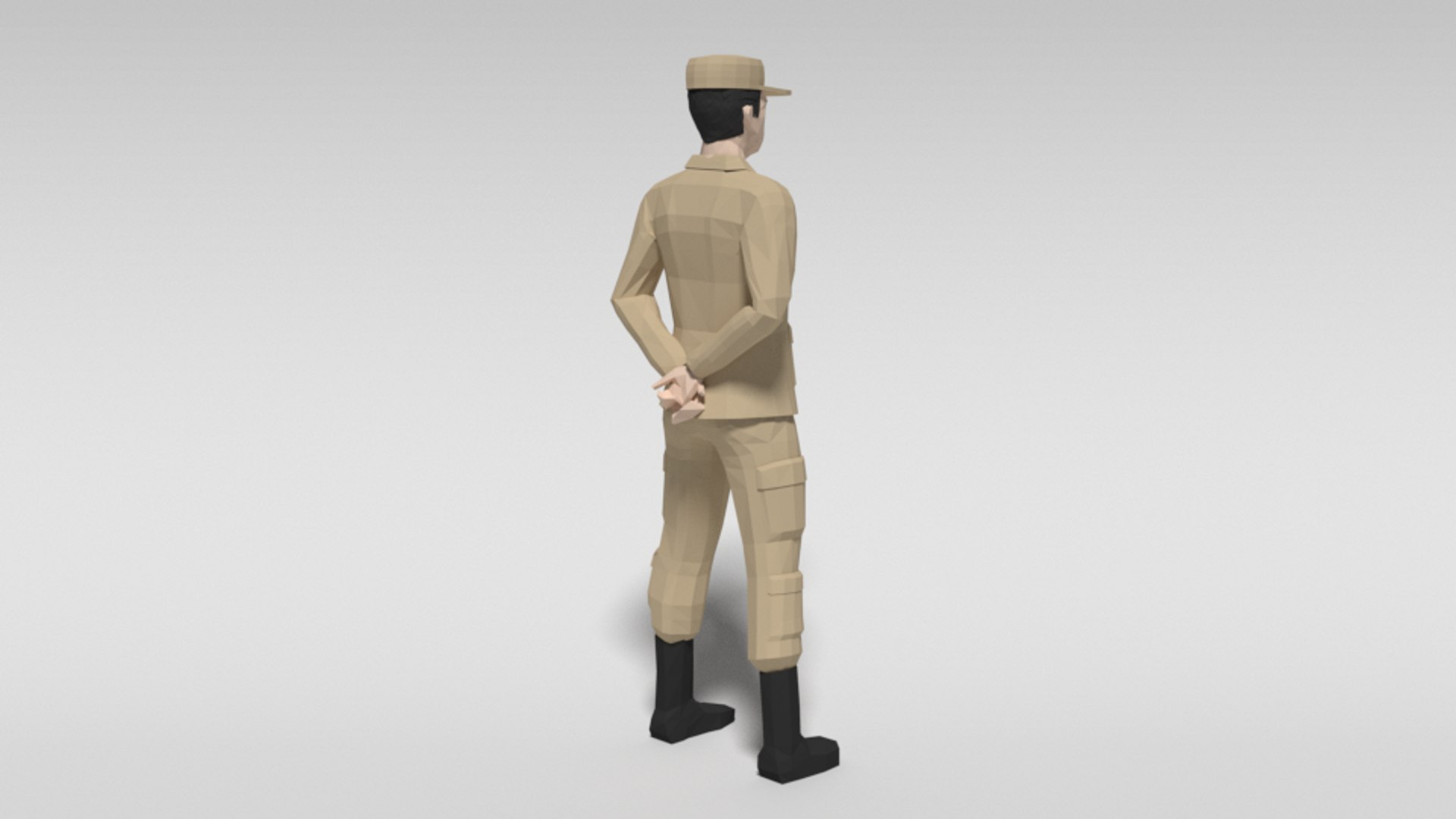 3D Soldier Blender Model - TurboSquid 1477321