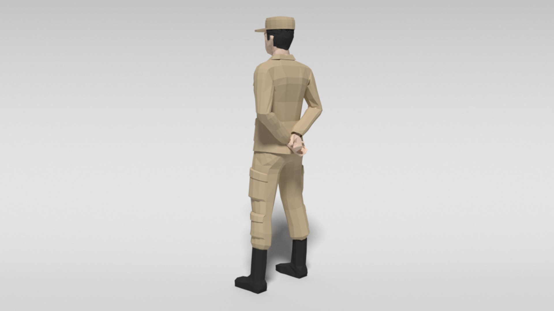 3D Soldier Blender Model - TurboSquid 1477321