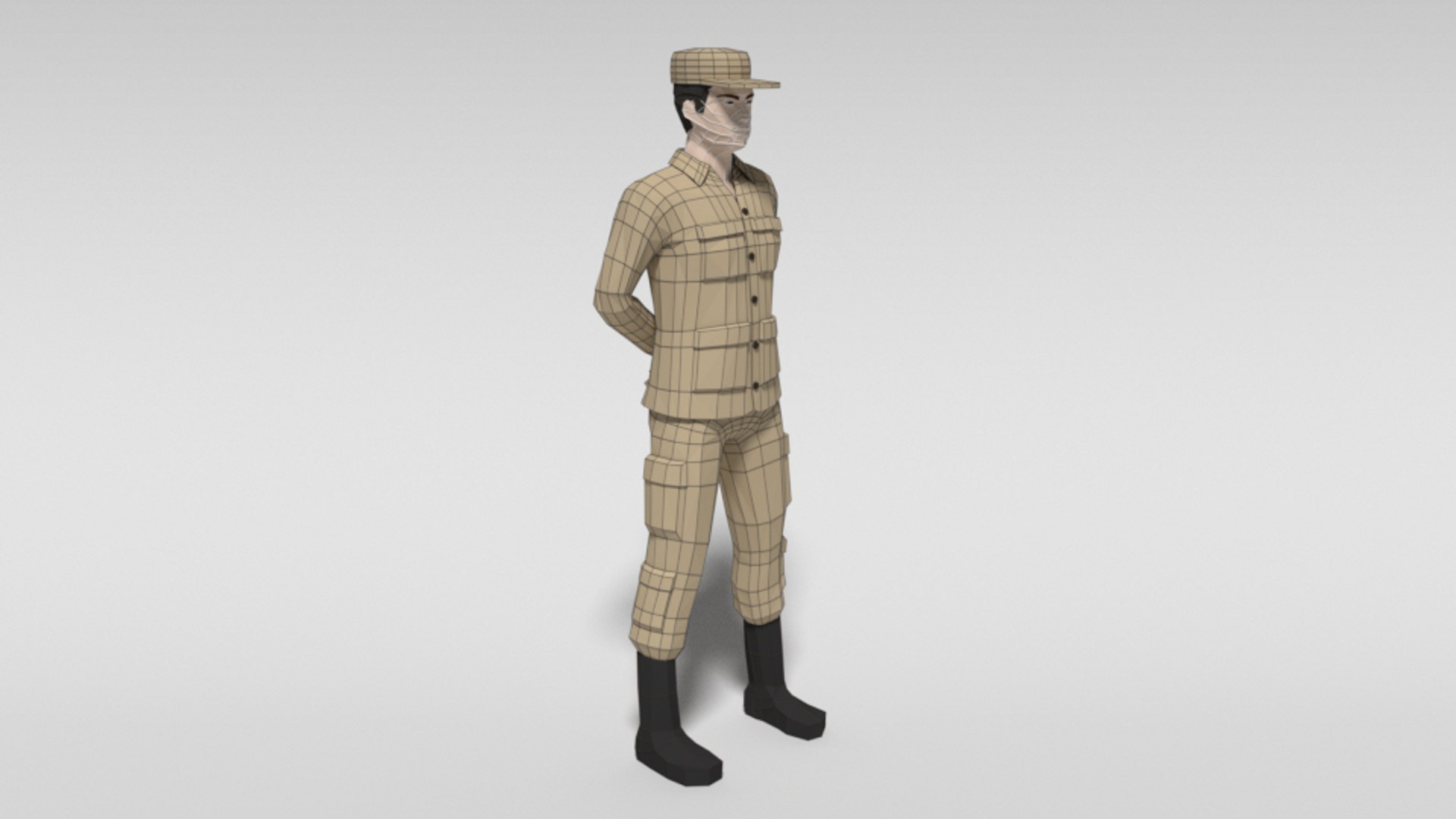 3D Soldier Blender Model - TurboSquid 1477321