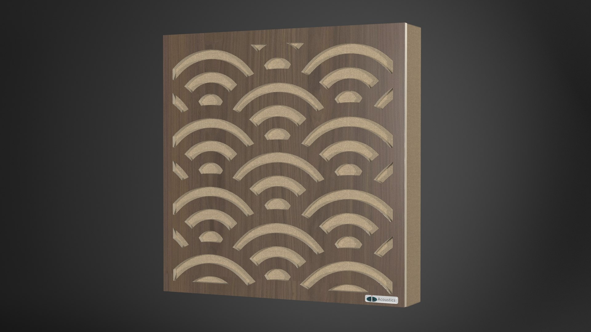 3D Model GIK Acoustics Impression Series Sunrise Acoustic Panel ...