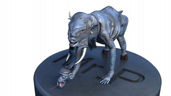 3D ugly monster model - TurboSquid 1324866