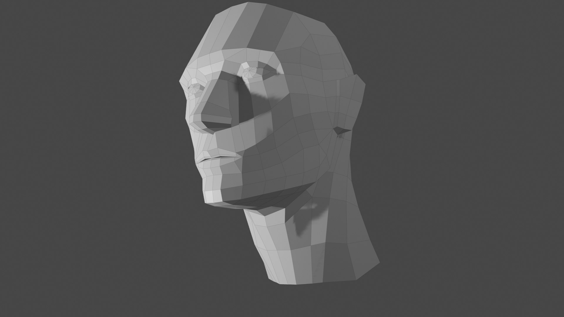 3D Low Poly Head 3DModel - TurboSquid 2086997