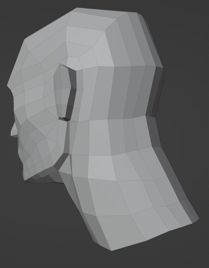 3D Low Poly Head 3DModel - TurboSquid 2086997