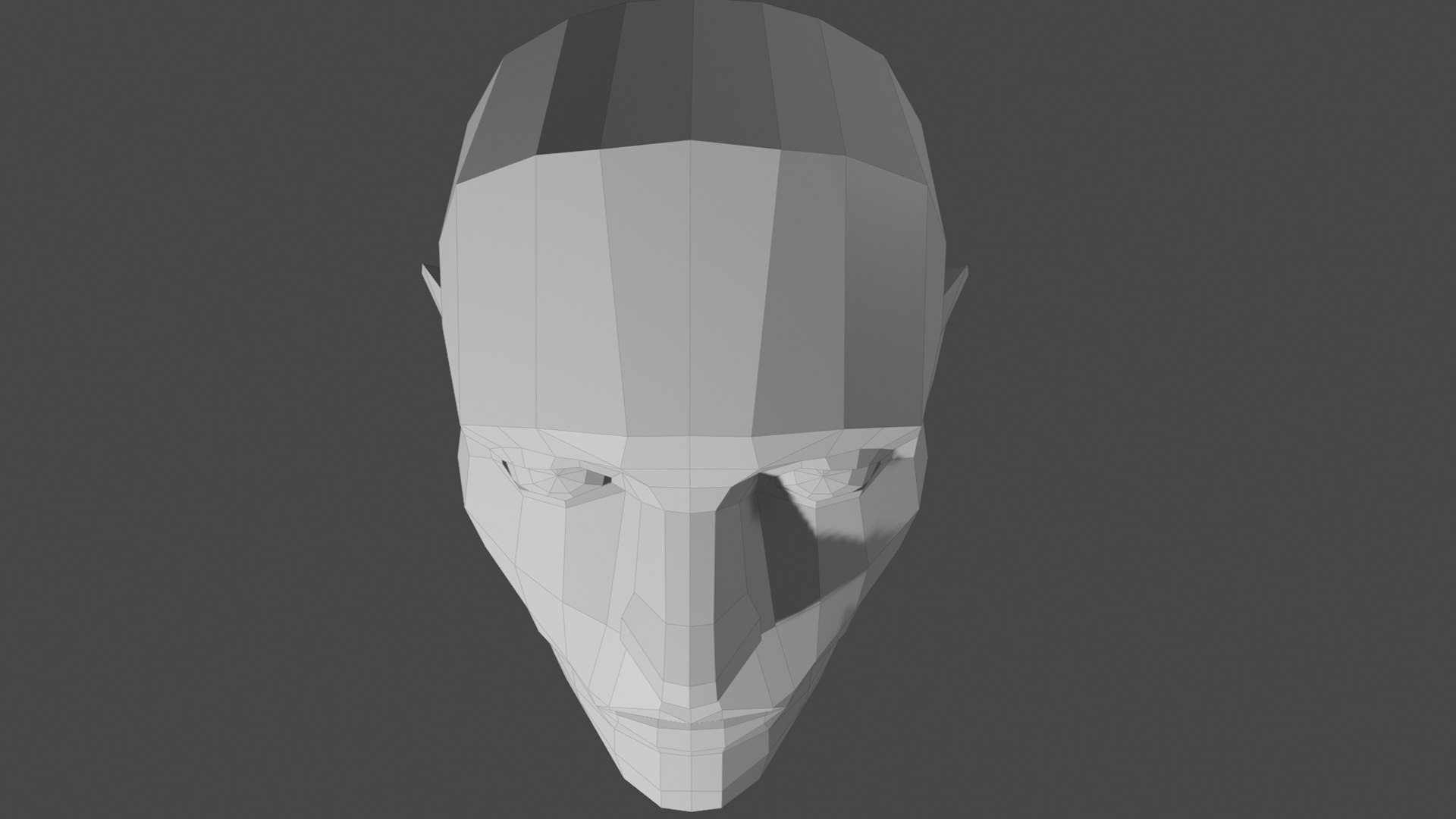 3D Low Poly Head 3DModel - TurboSquid 2086997