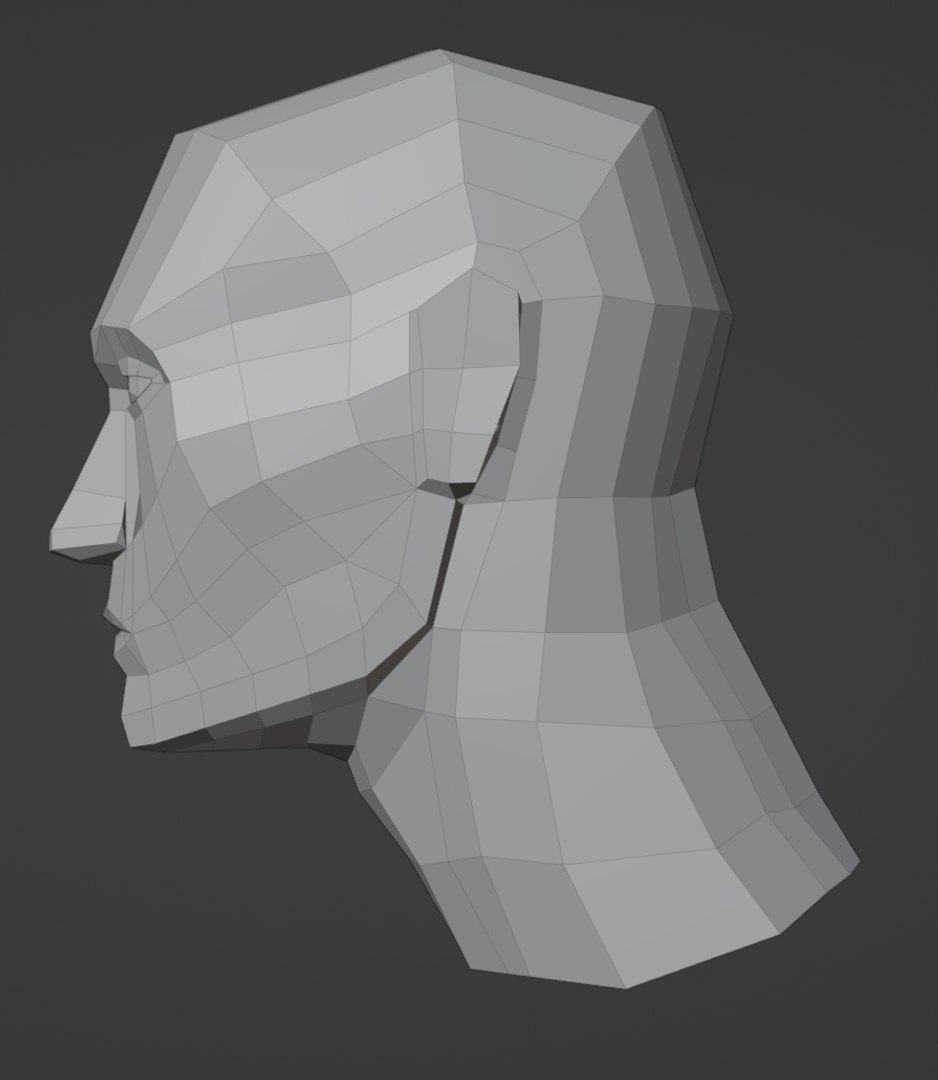 3D Low Poly Head 3DModel - TurboSquid 2086997