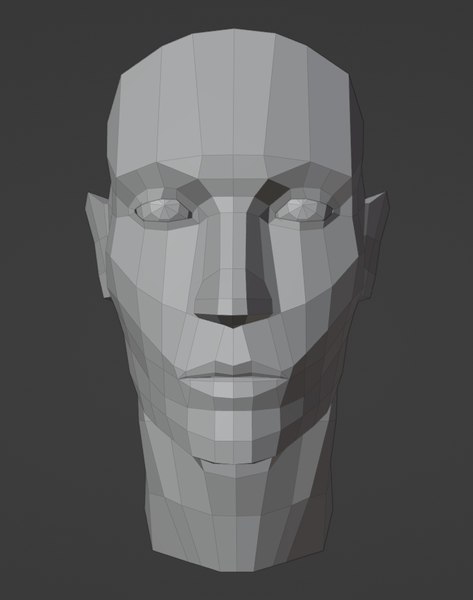 modelo 3d Low Poly Head 3DModel - TurboSquid 2086997