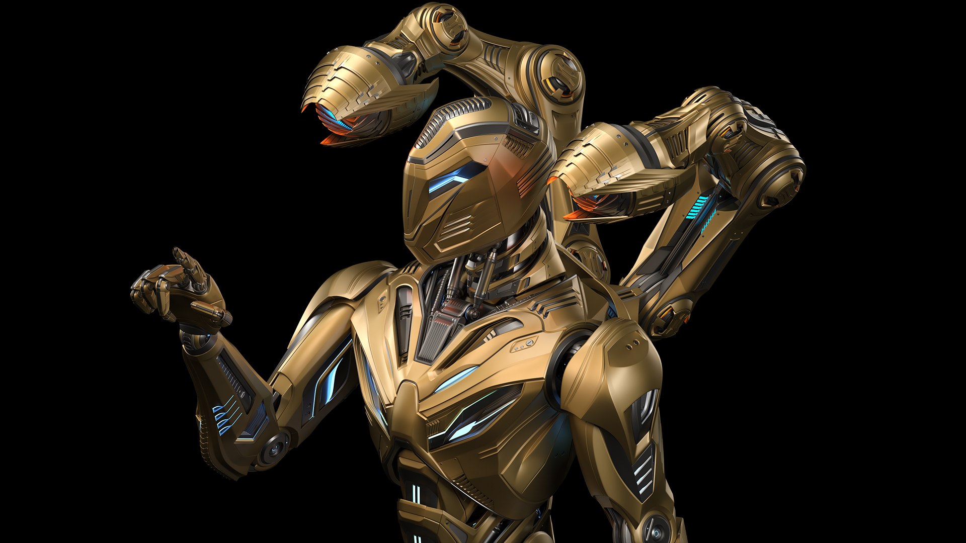 Robot Alien Destroyer - Rigged And Animated Model - TurboSquid 2279998