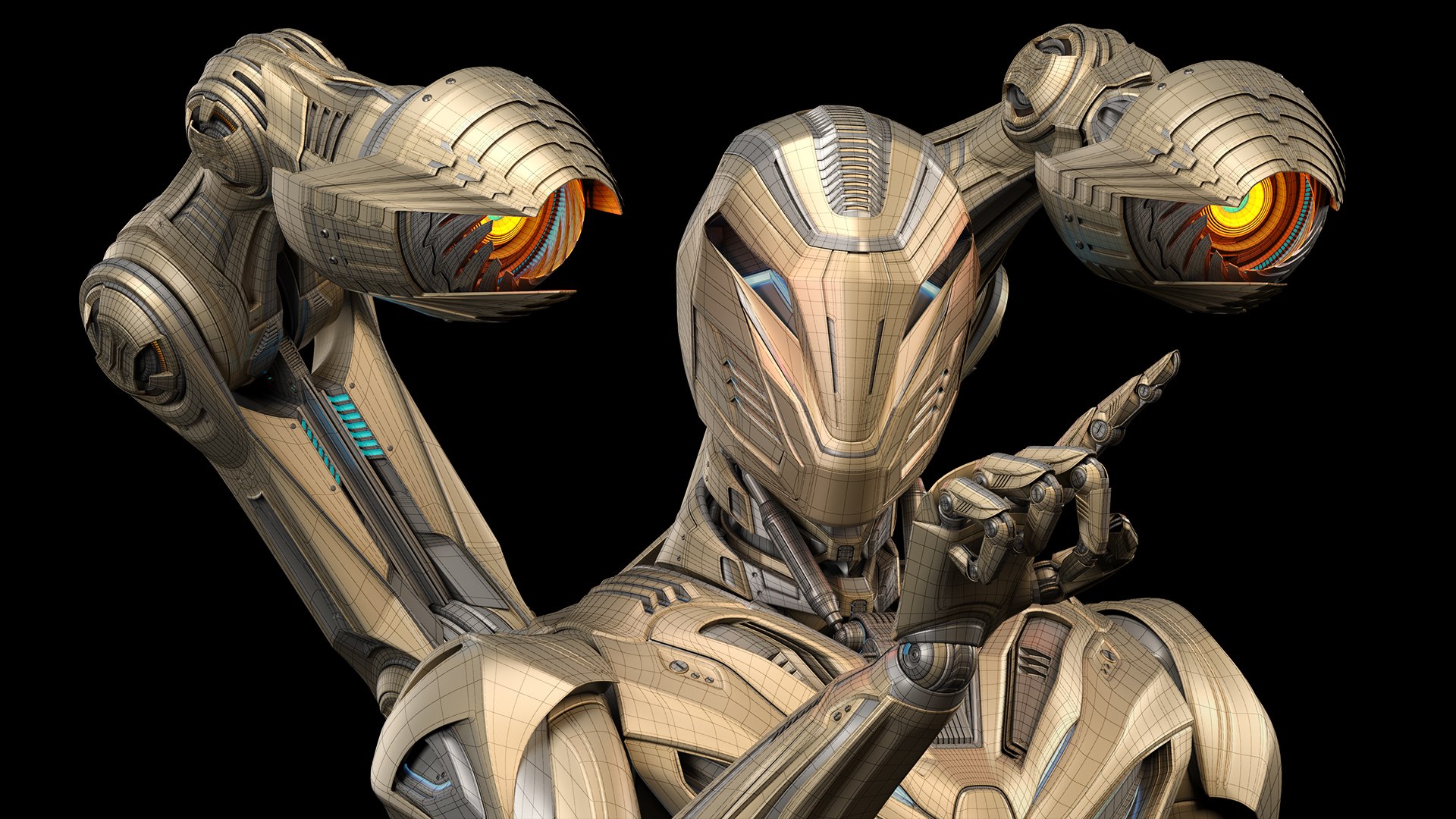 Robot Alien Destroyer - Rigged And Animated Model - TurboSquid 2279998