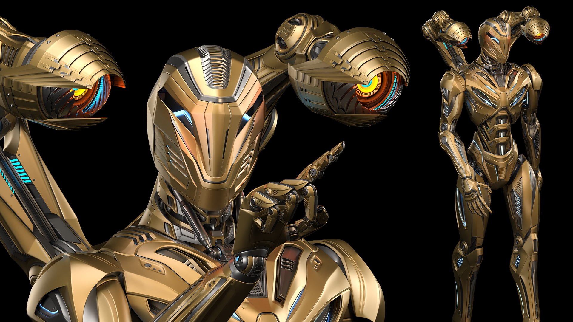 Robot Alien Destroyer - Rigged And Animated Model - TurboSquid 2279998