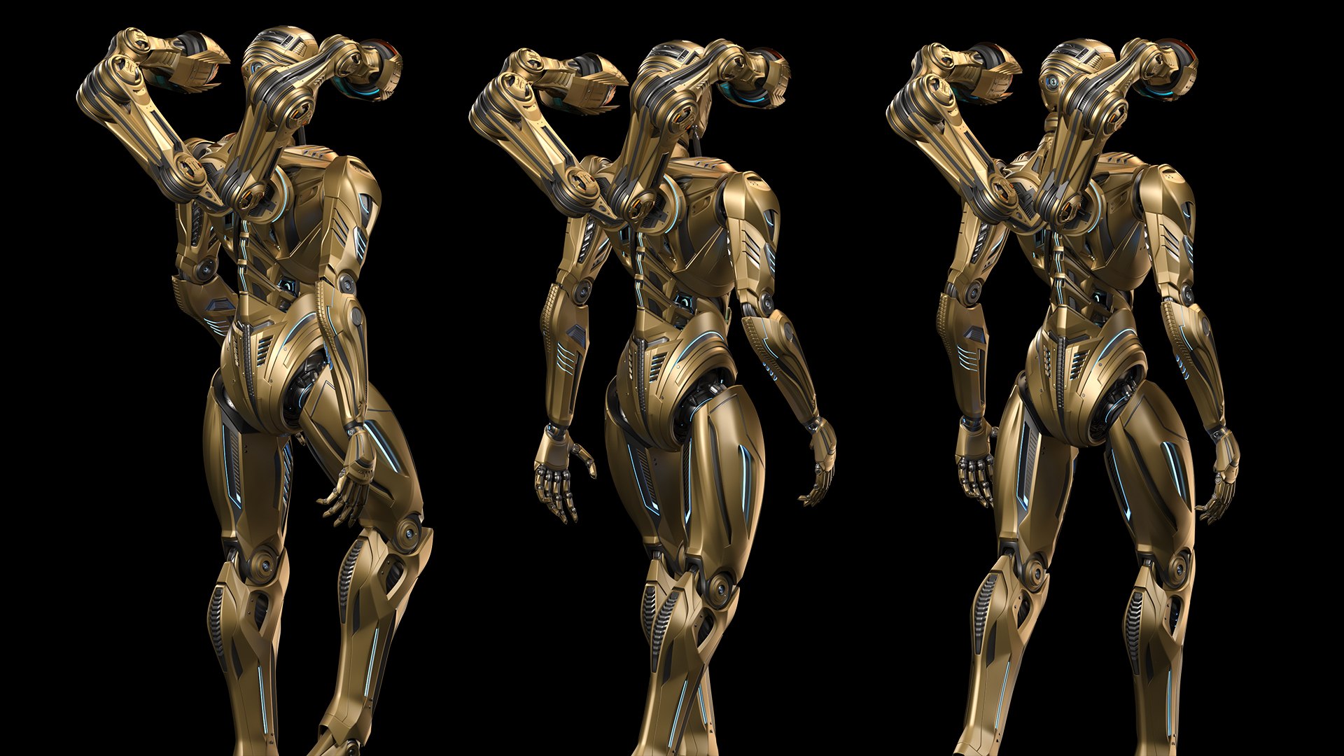Robot Alien Destroyer - Rigged And Animated Model - TurboSquid 2279998