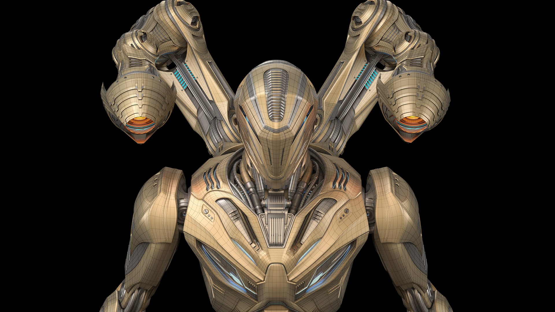 Robot Alien Destroyer - Rigged And Animated Model - TurboSquid 2279998