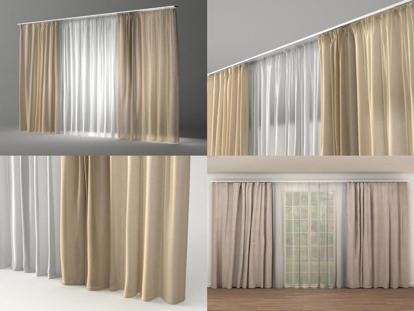 Window-curtain 02 N 3D - TurboSquid 1177121