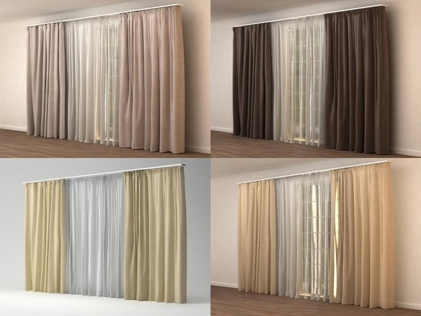 Curtain SketchUp Models for Download | TurboSquid