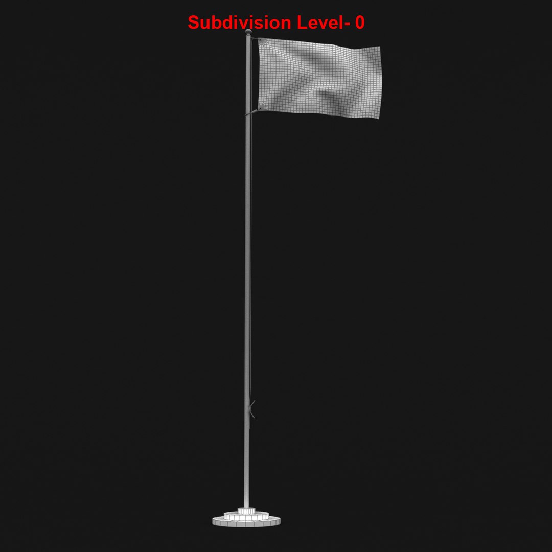 3d model german flag