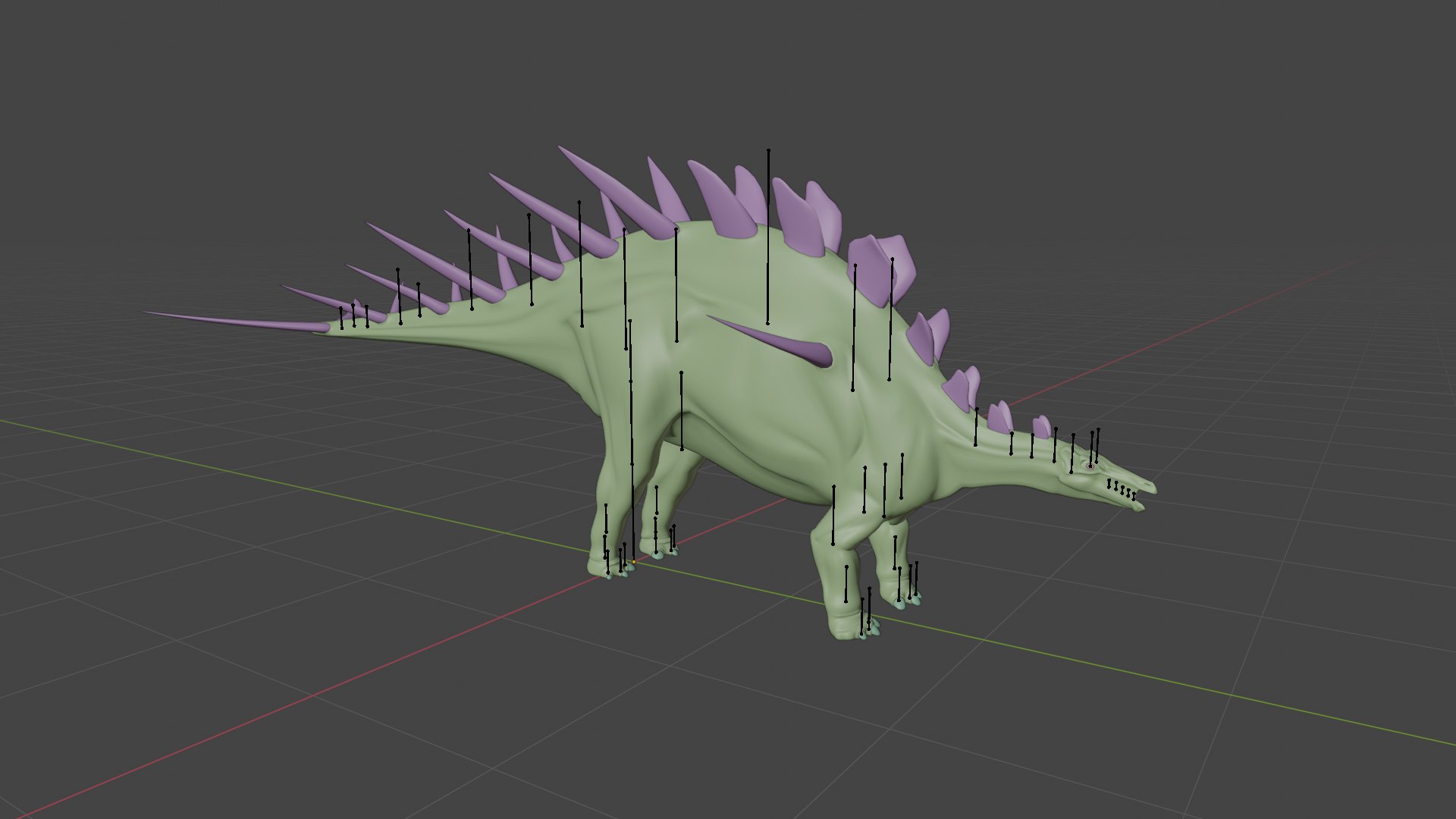 Kentrosaurus Dinosaur 3D Model - TurboSquid 2365866