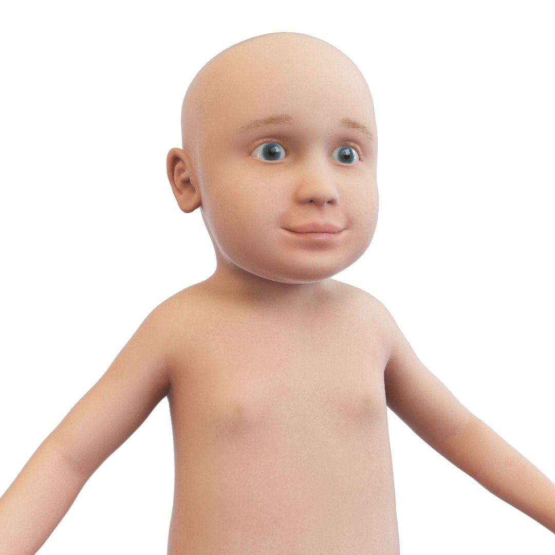 Baby Character People Model - TurboSquid 1629723