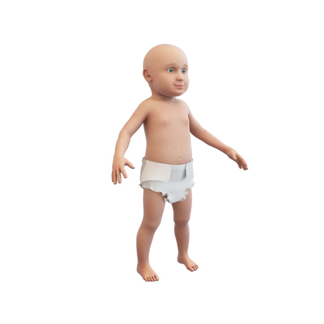 Baby Character People Model - TurboSquid 1629723