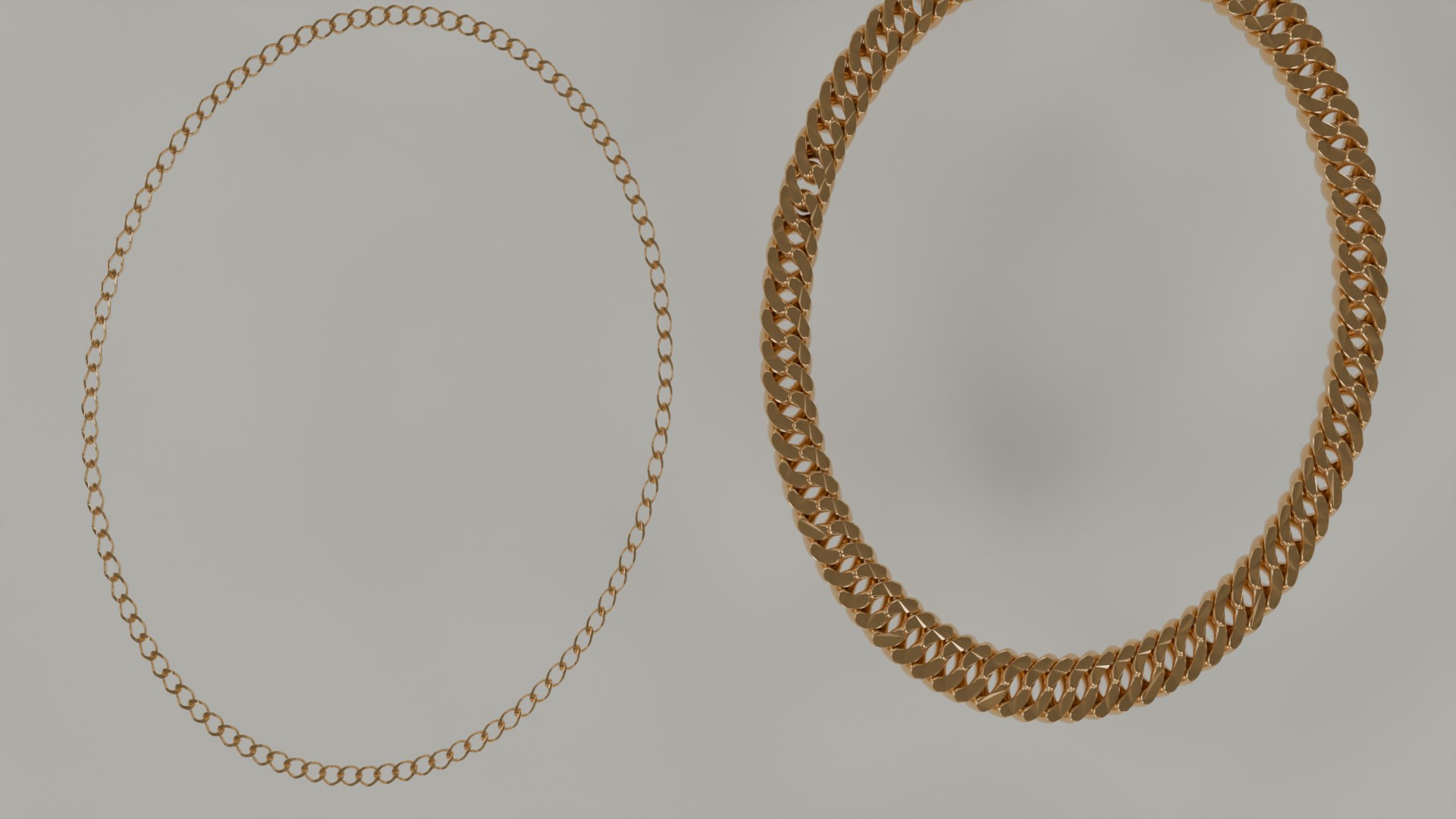 3D Chain Model For Blender - Jewelry Accessories Design Model ...