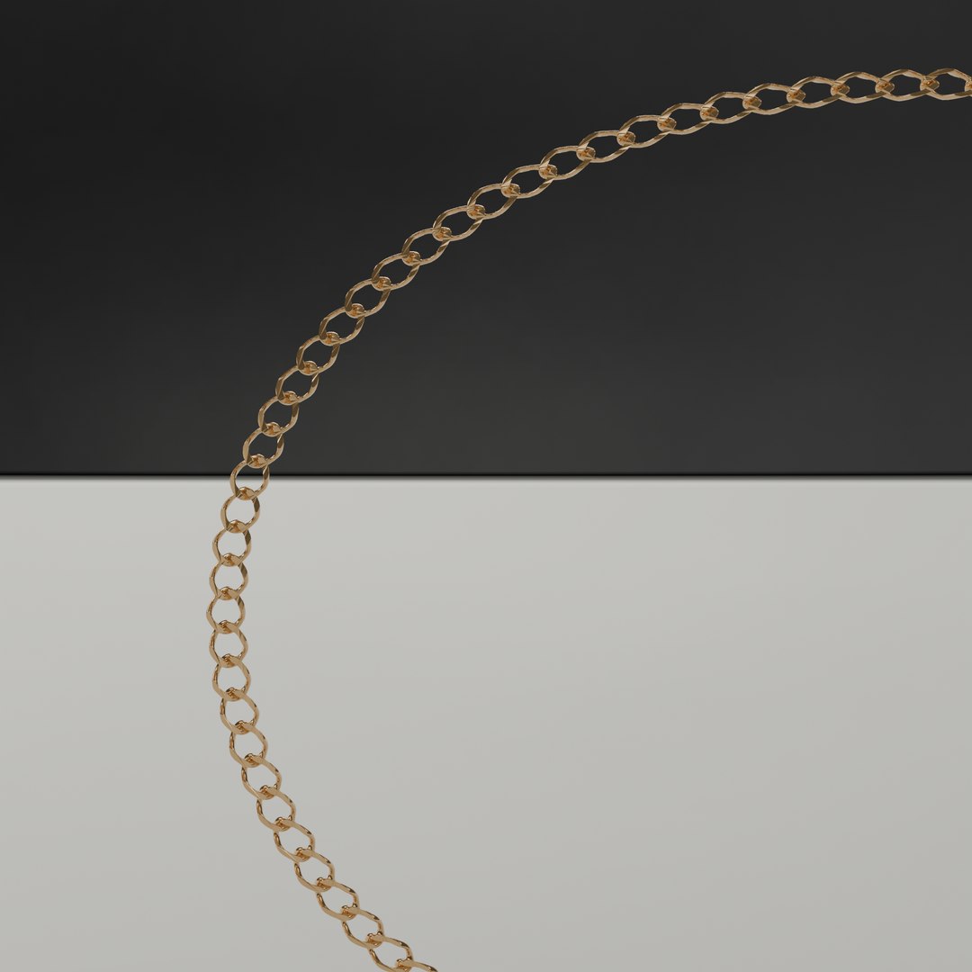 3D Chain Model For Blender - Jewelry Accessories Design Model ...