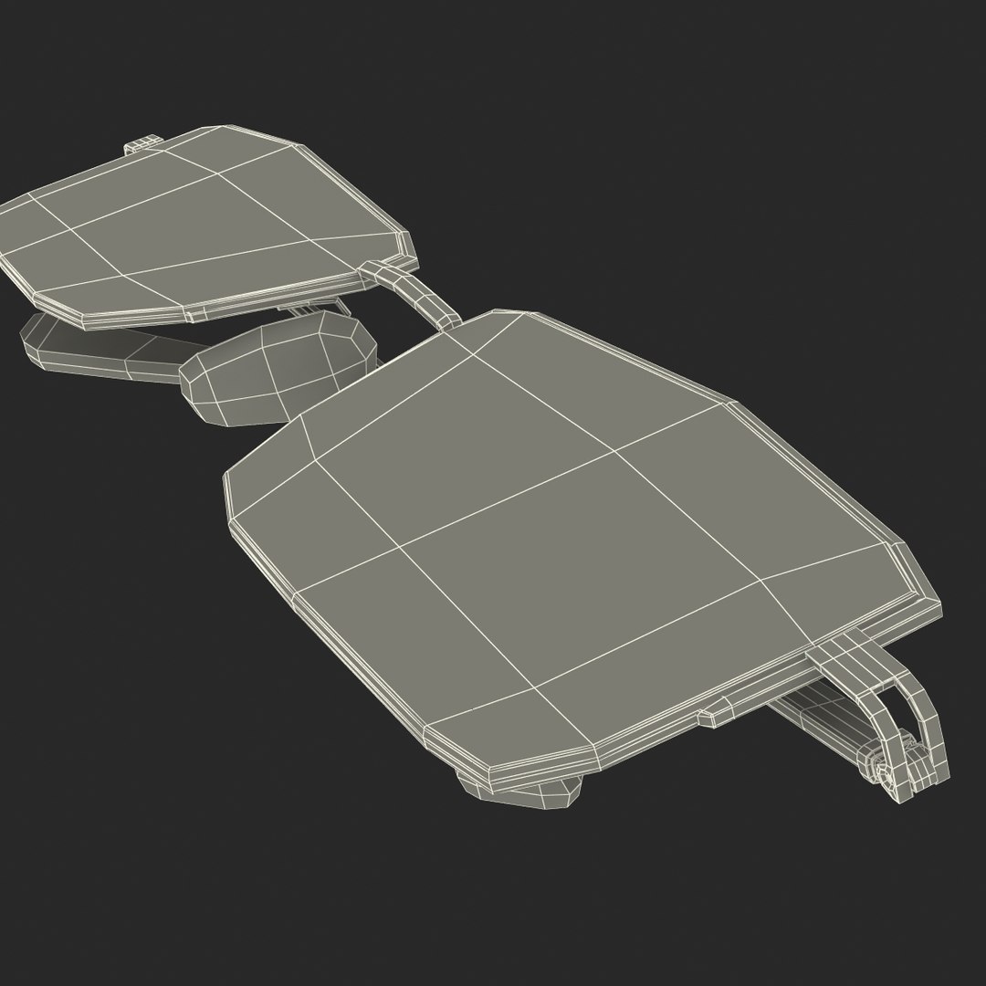 3d model glasses 6 folded