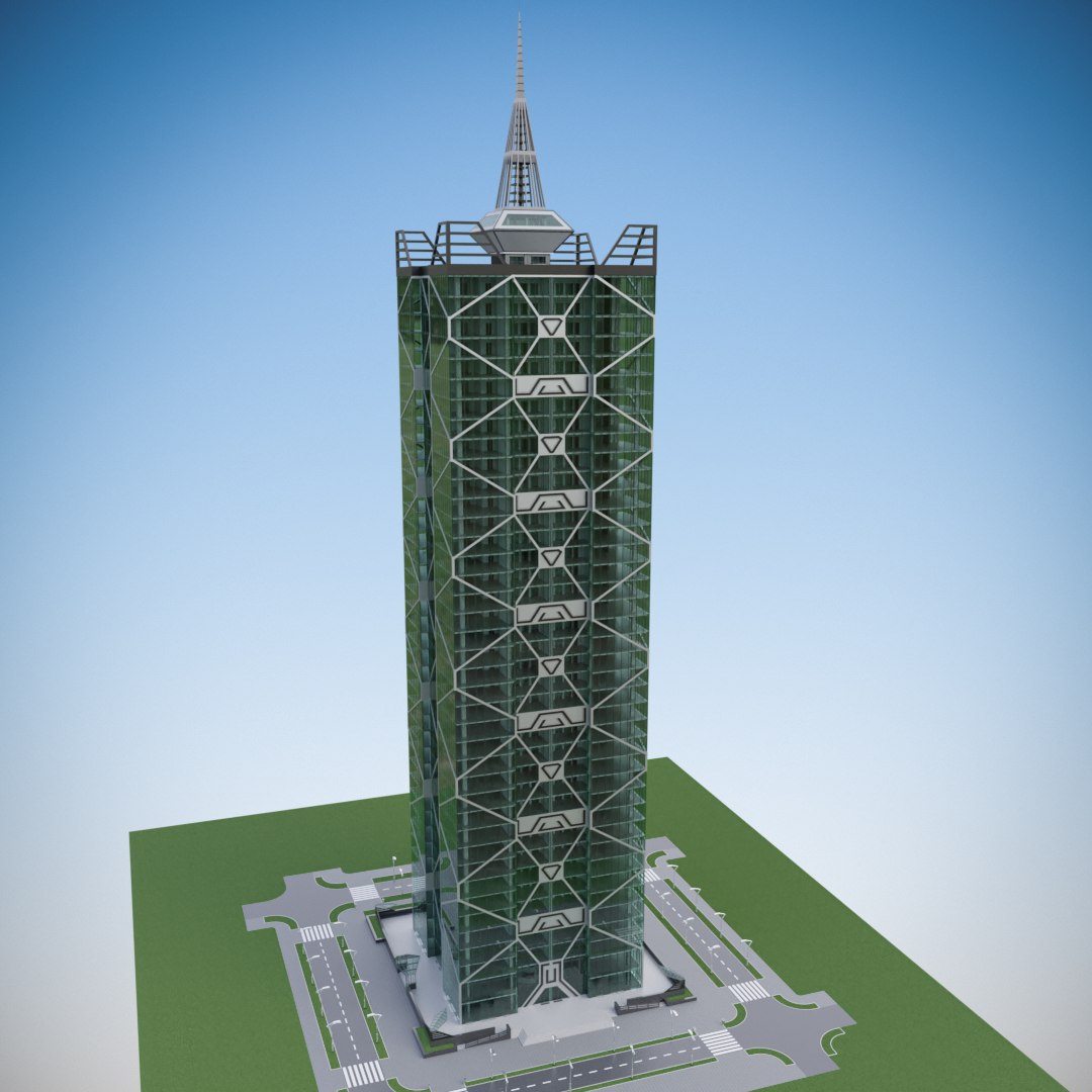 3D Skyscraper - TurboSquid 1718597