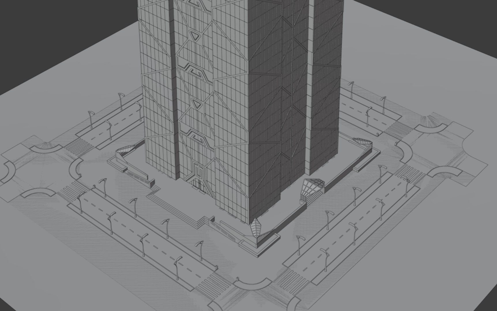 3D Skyscraper - TurboSquid 1718597