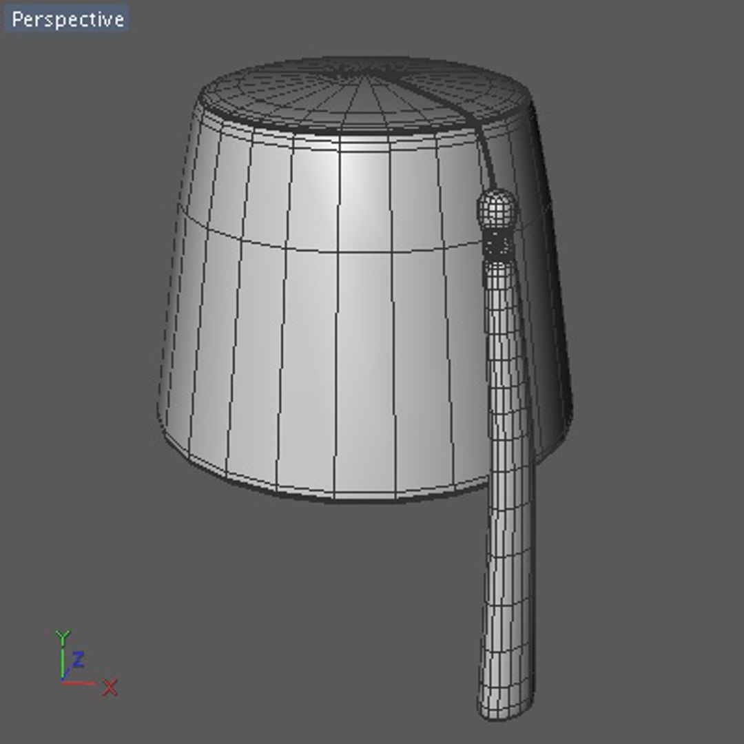 3d Fez Hat Model