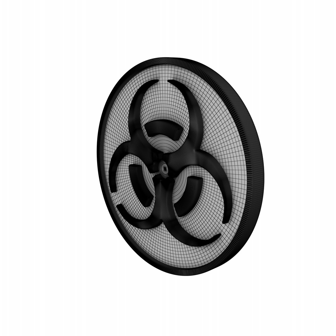 Biohazard Symbol Model - TurboSquid 2306002