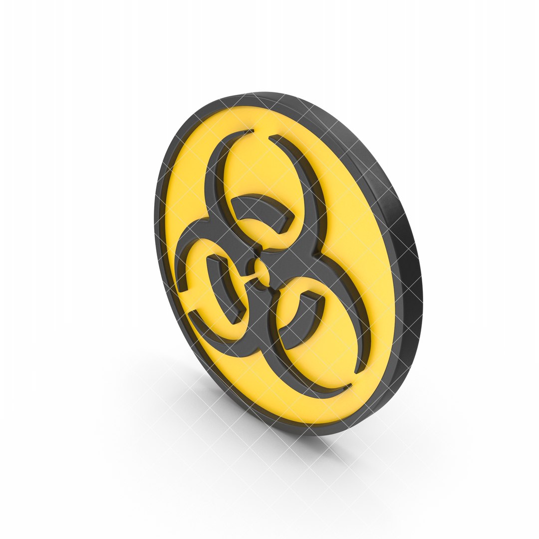 Biohazard Symbol Model - TurboSquid 2306002