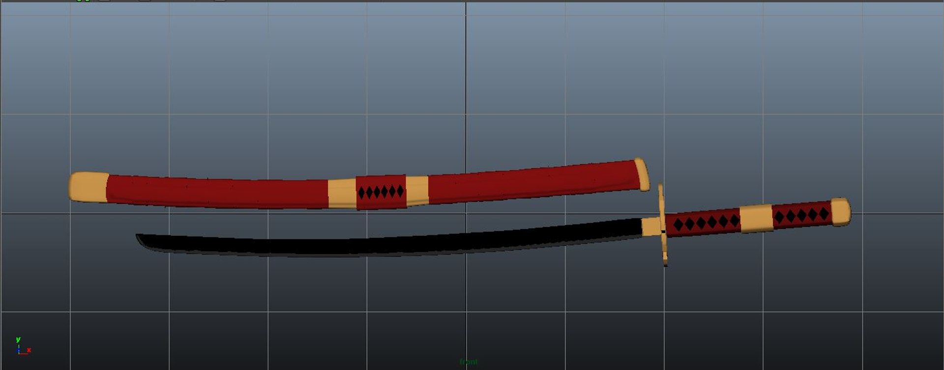 Sandai Kitetsu Swords Zoro 3D - TurboSquid 1191022