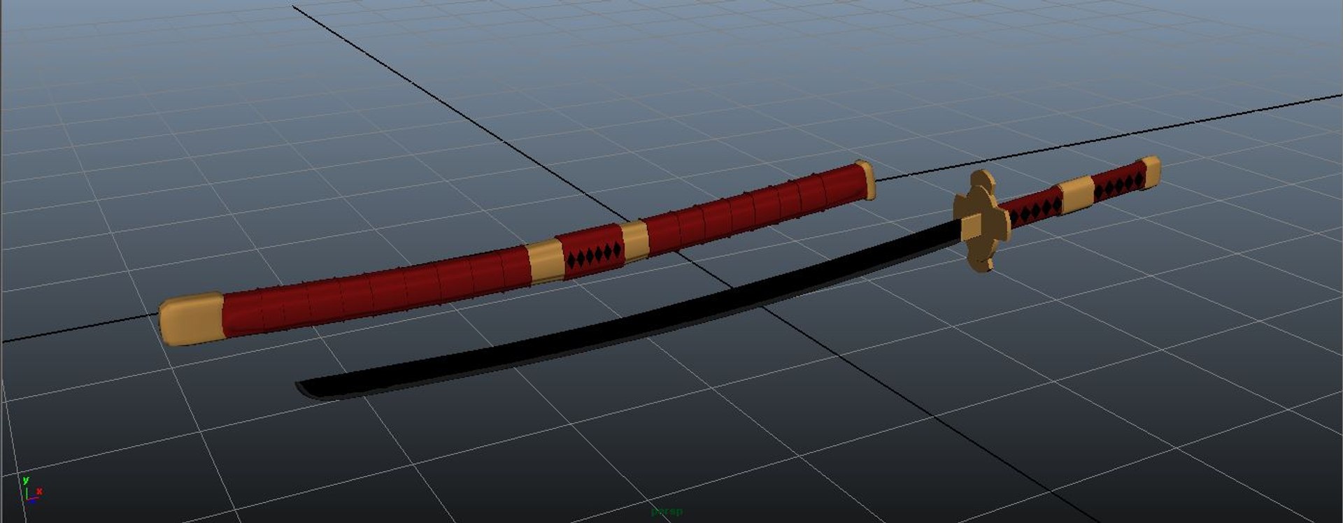 Sandai Kitetsu Swords Zoro 3D - TurboSquid 1191022
