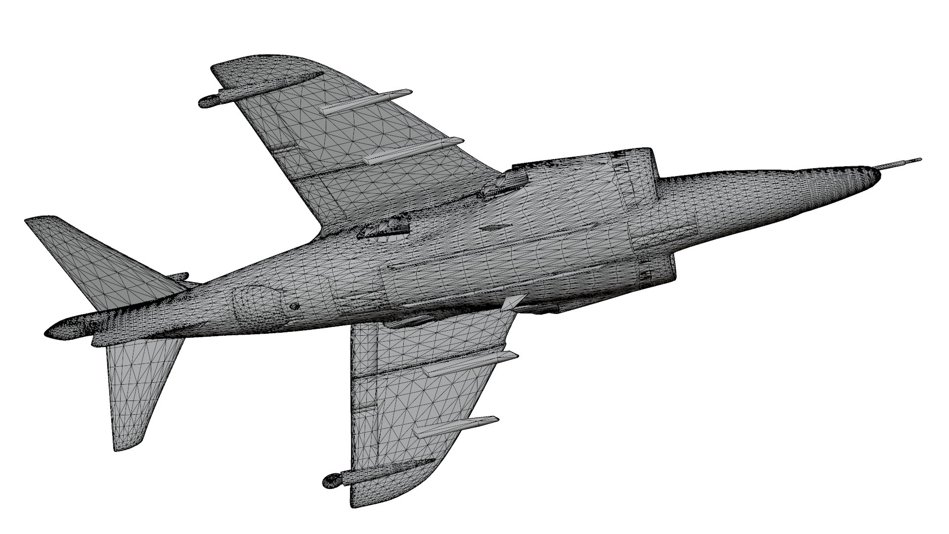 3D Harrier-GR3 - TurboSquid 2245845