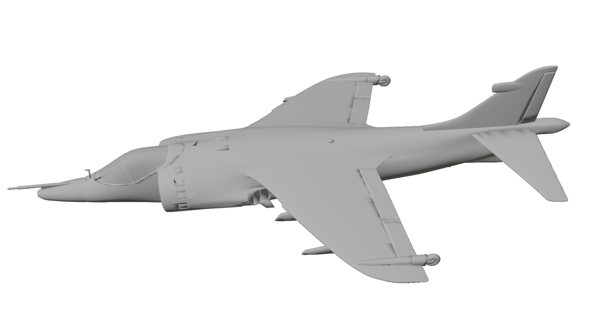 3D Harrier-GR3 - TurboSquid 2245845