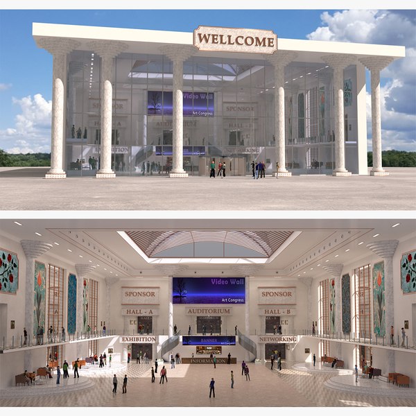 Convention Center 3D Models for Download | TurboSquid