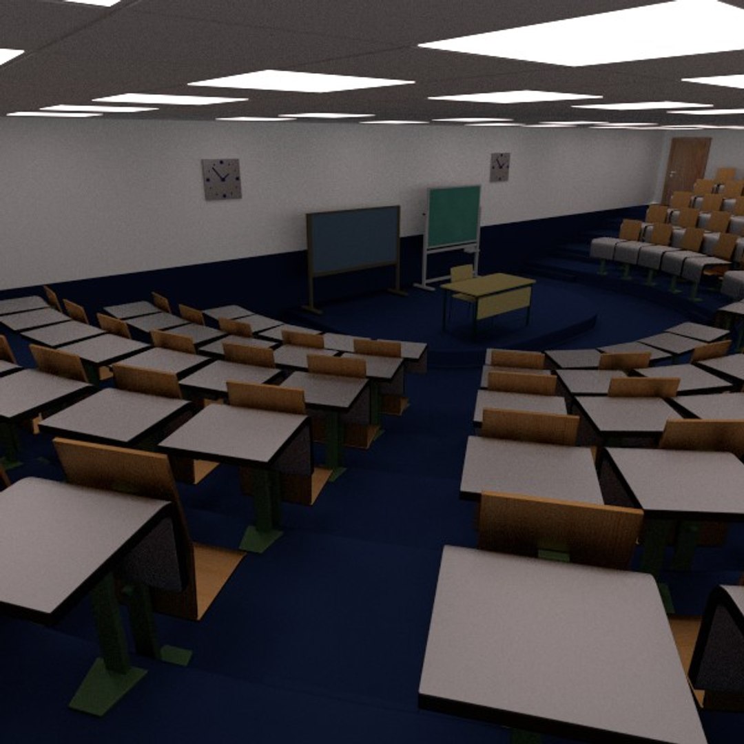 3d Classroom Class Room Model