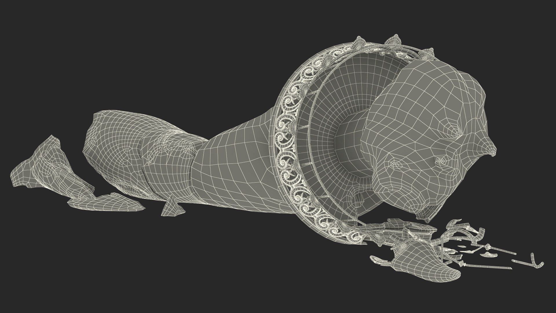 3D Broken Torch And Head Of Statue Of Liberty Model - TurboSquid 2291195