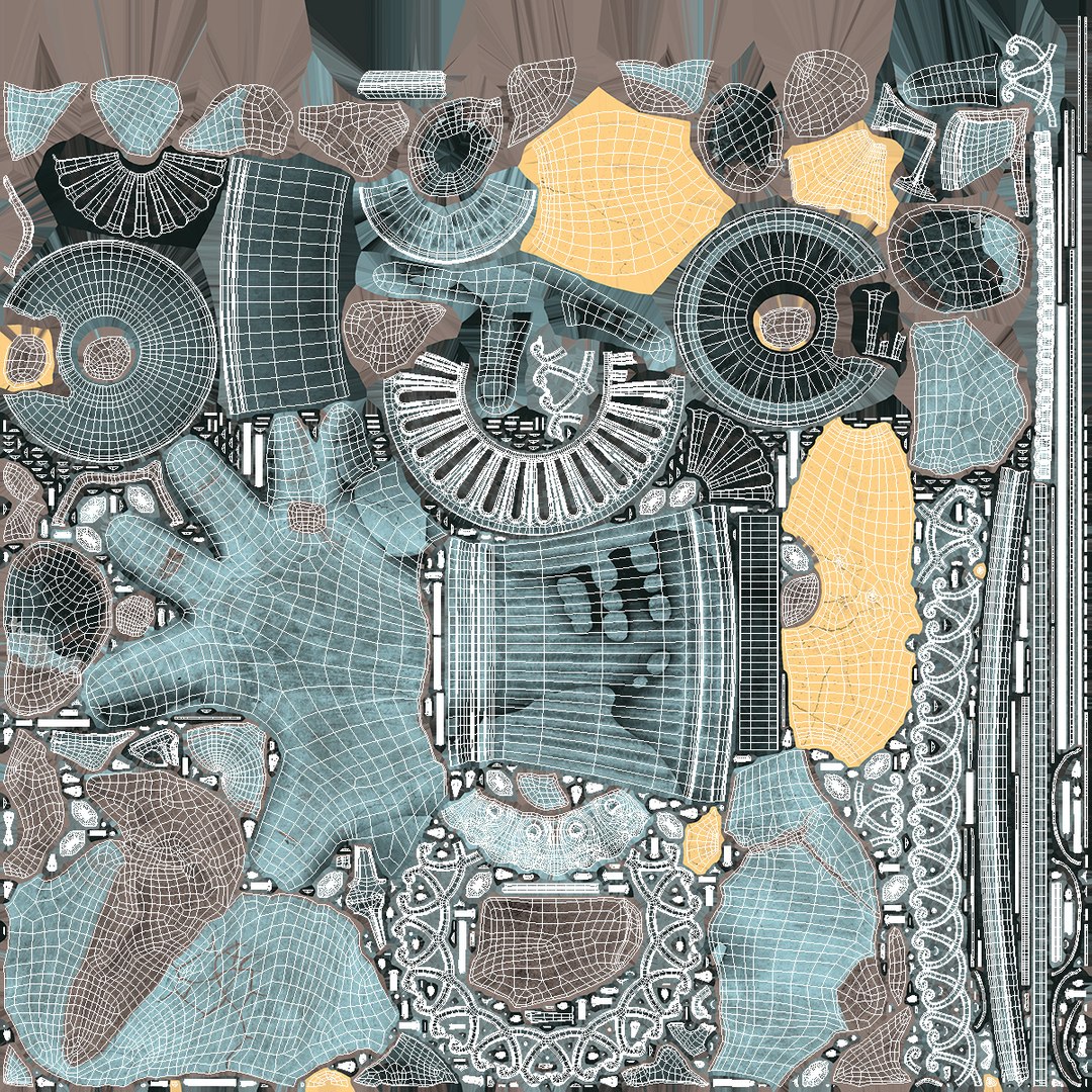 3D Broken Torch And Head Of Statue Of Liberty Model - TurboSquid 2291195