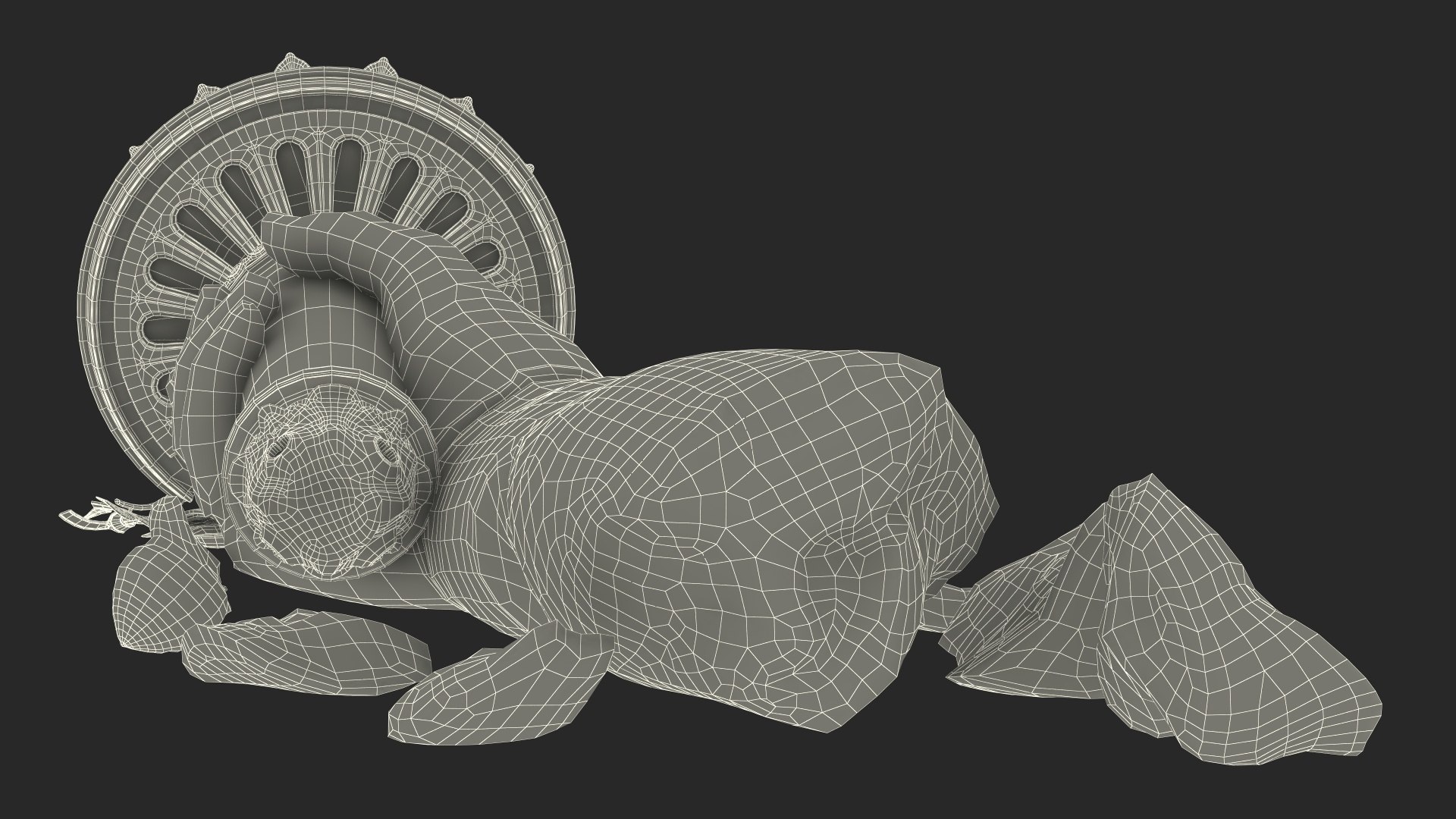 3D Broken Torch And Head Of Statue Of Liberty Model - TurboSquid 2291195