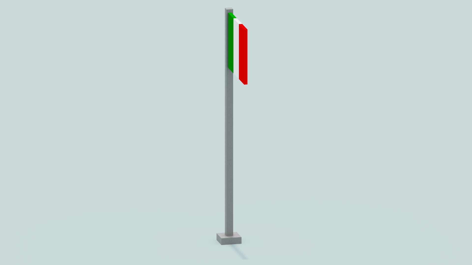 3D Italy Flag - TurboSquid 1873738