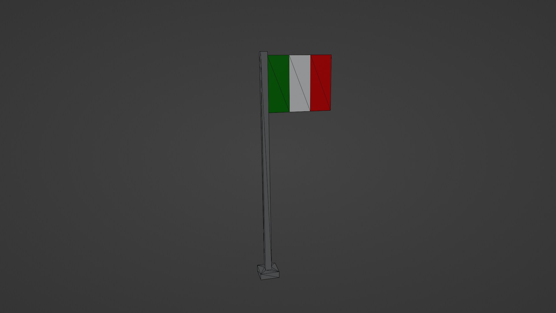 3D Italy Flag - TurboSquid 1873738