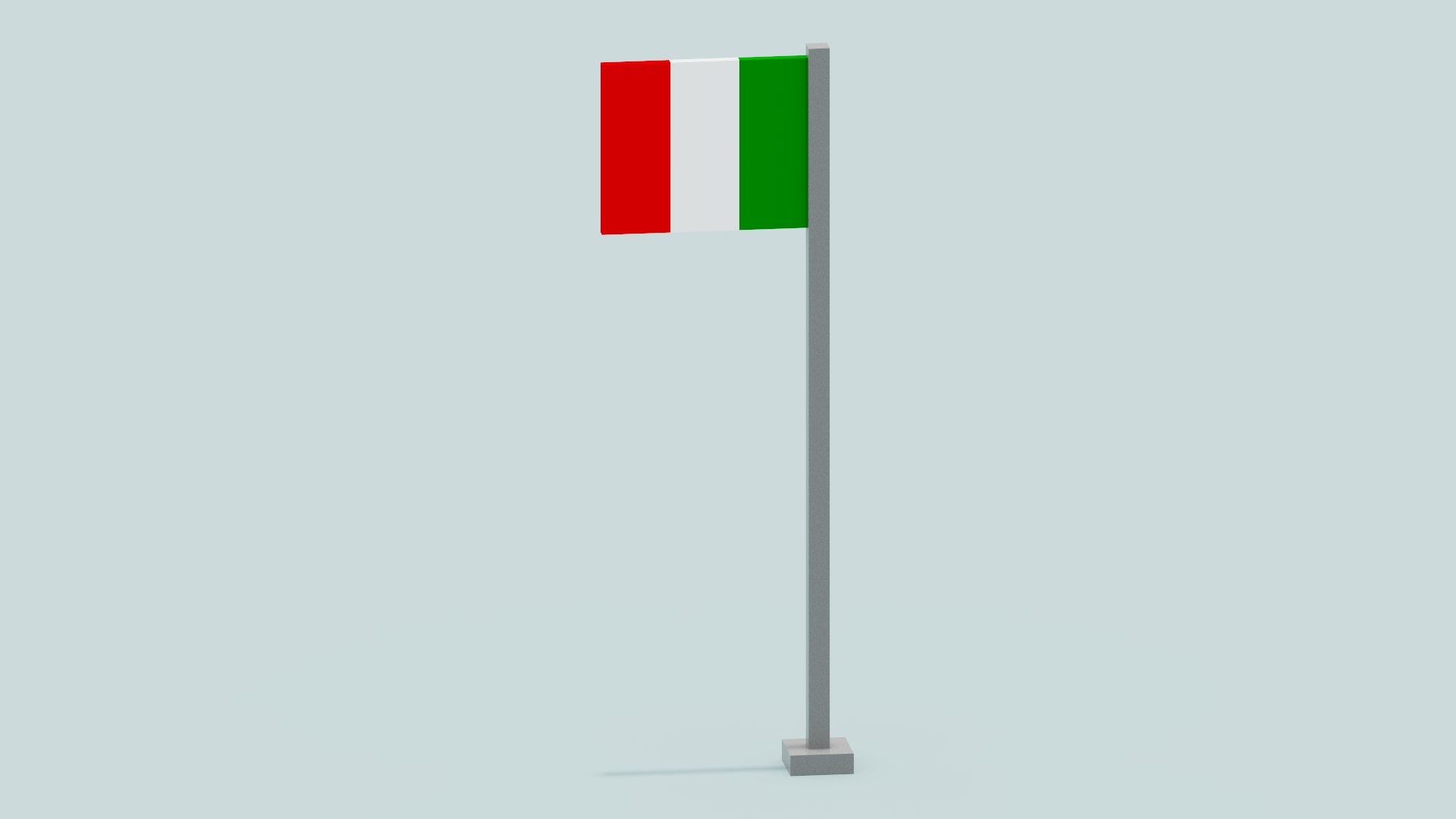 3D Italy Flag - TurboSquid 1873738
