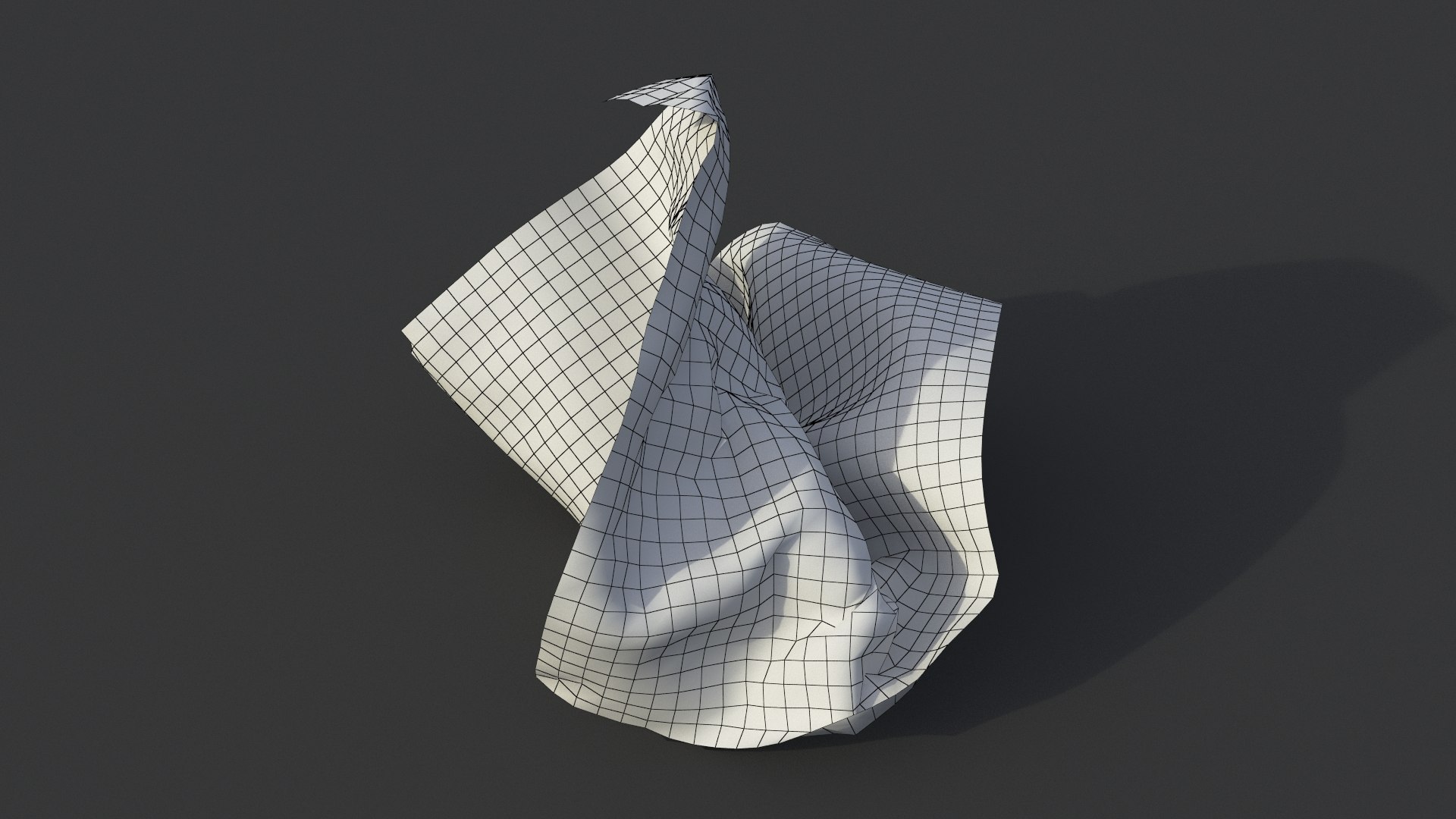 3D Crumpled Paper Newspaper Model - TurboSquid 1510369