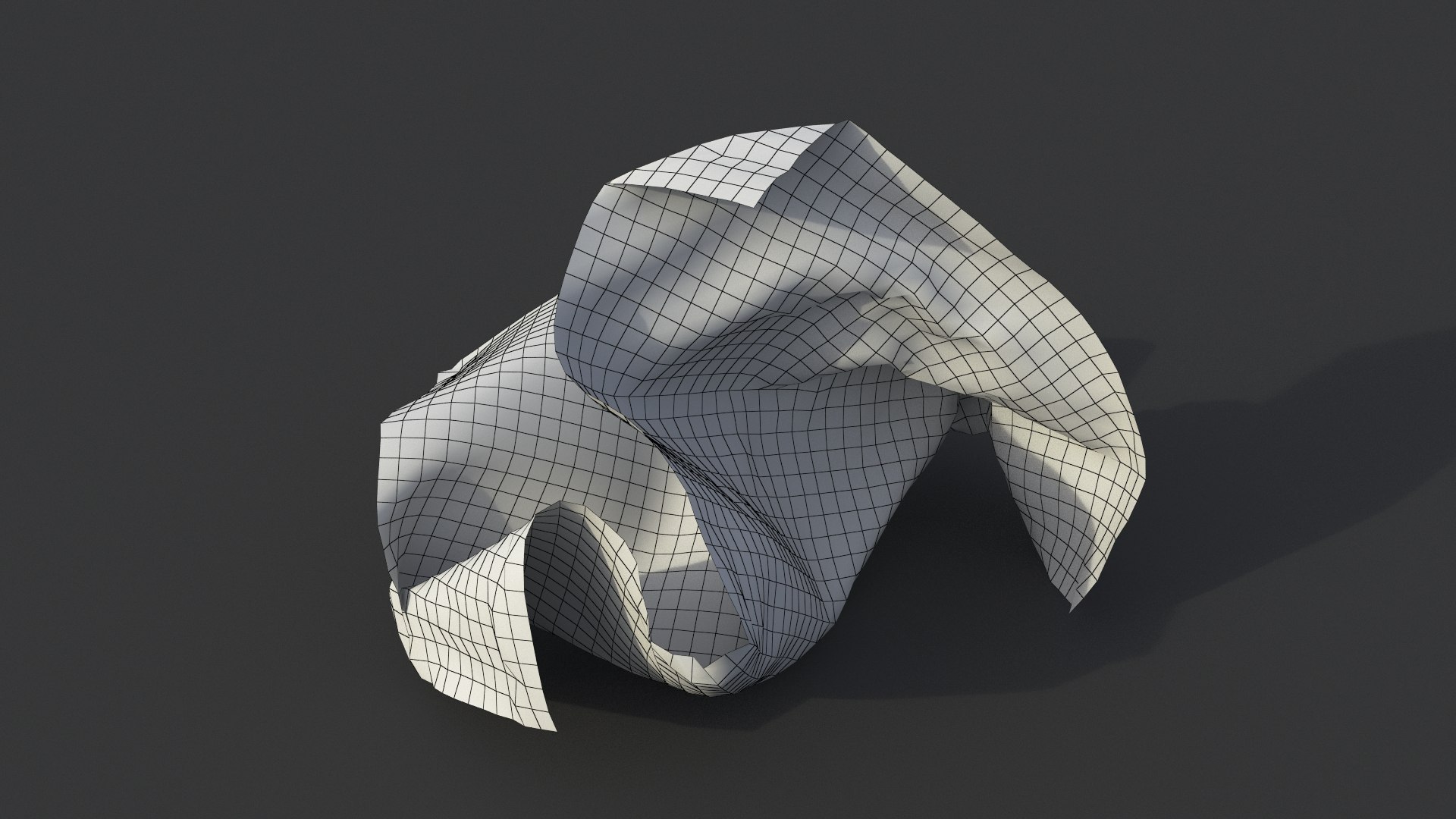 3D Crumpled Paper Newspaper Model - TurboSquid 1510369