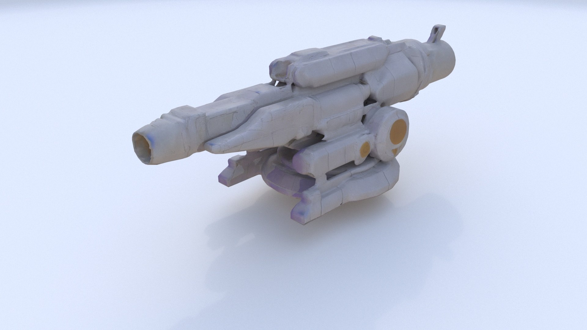 Antimatter Beam Cannon 3D Model - TurboSquid 2328974