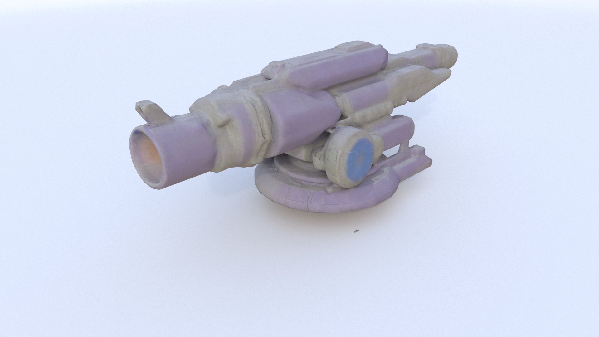 Antimatter Beam Cannon 3D Model - TurboSquid 2328974