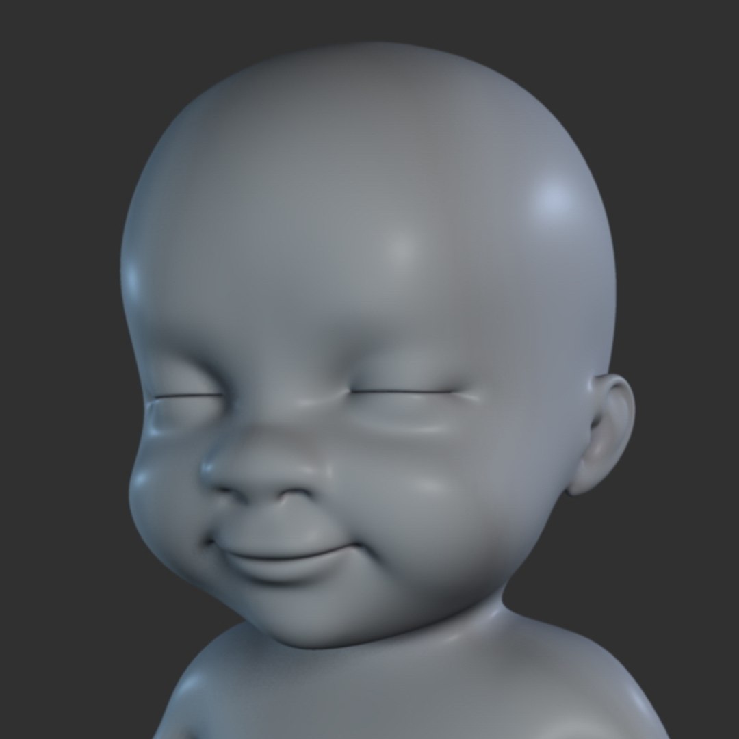 3d Model Fetus Body