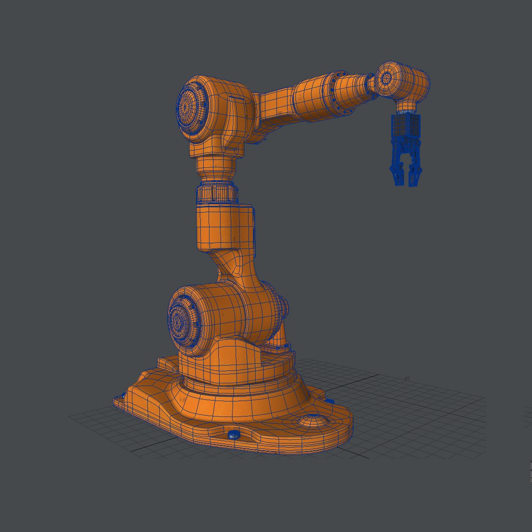 3D Robotic Arms Robot Sc-Fi Industrial Model - TurboSquid 2015345