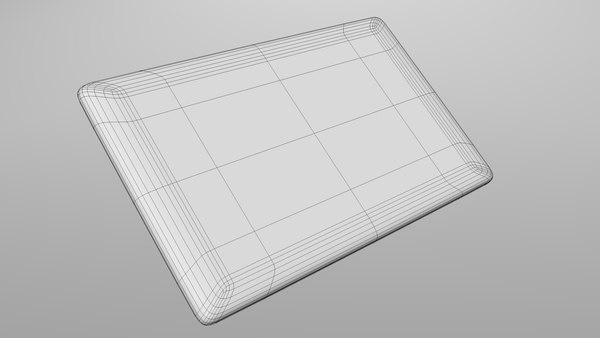3d simple tablet model