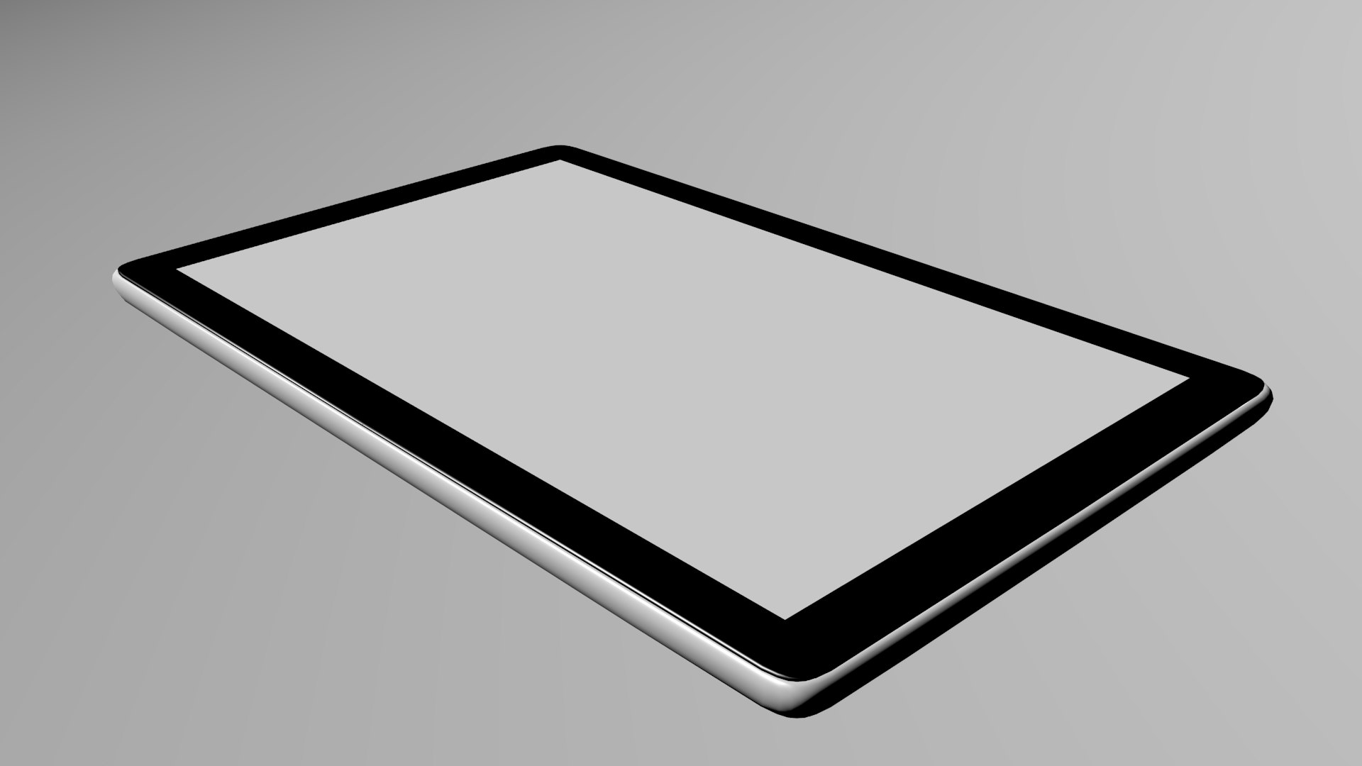 3d simple tablet model