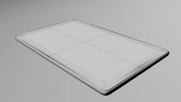 3d simple tablet model